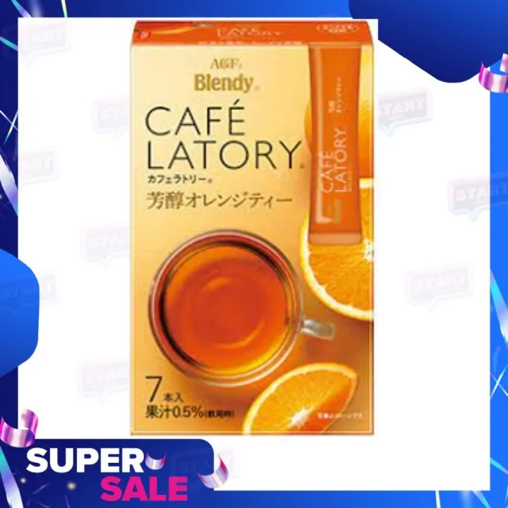 🔥โปรโมชั่น 🔥 ส่งฟรี ชาส้มยี่ปุ่นญี่ห้อ Ajinomoto AGF Blendy Cafe Latley Stick Rich Orange Tea 1 ...