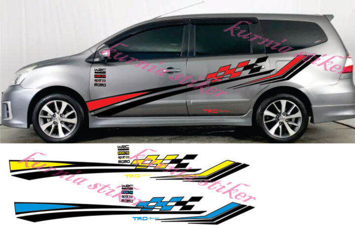 STIKER INOVA STICKER MOBIL KIJANG INOVA AVANZA LIVINA STIKER UNIVERSAL ...