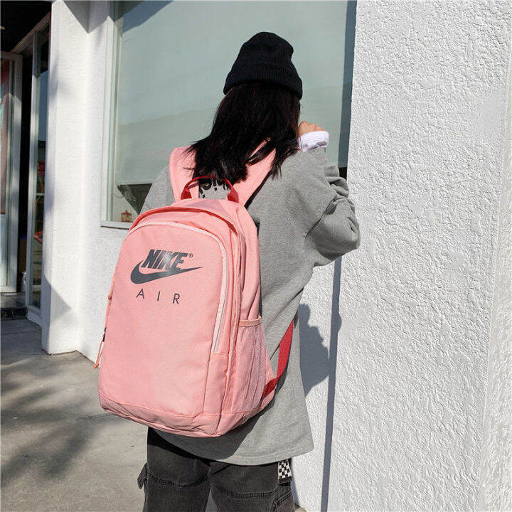 Nike genuine brand alphabet backpack campus backpack men's and women's ...