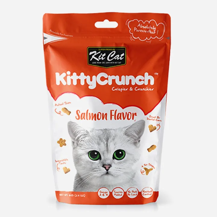 KIT CAT KITTY CRUNCH SALMON CAT TREATS 60G | Lazada PH
