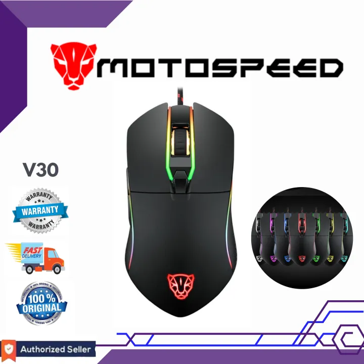 Motospeed V30 RGB Backlight PMW3320 Gaming Mouse | Lazada PH