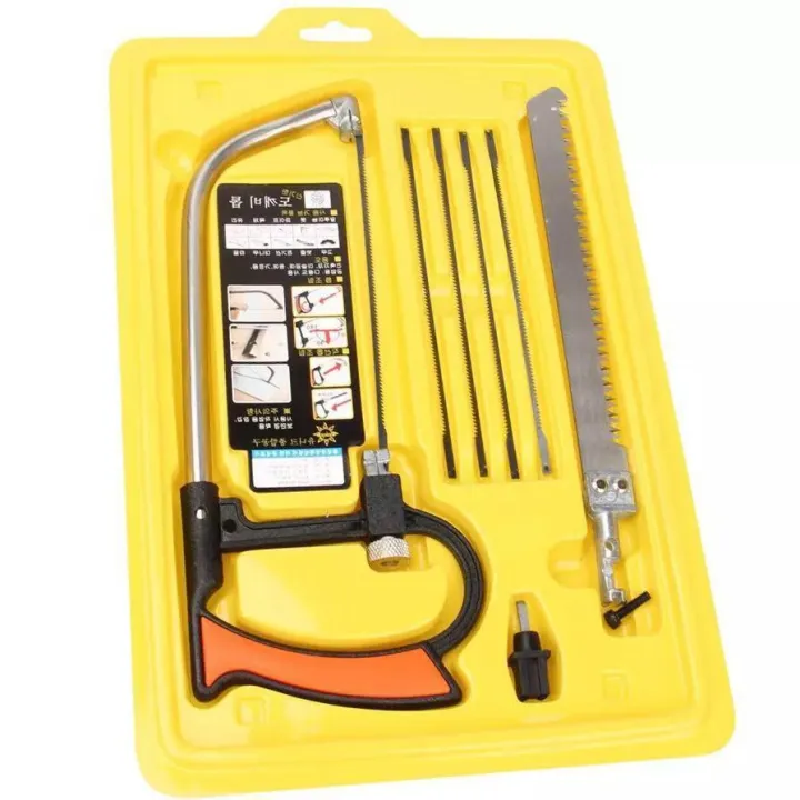 LST 8 in1 Metal Magic Saw Hacksaw Hand Diy Mini Tool Kits 6 Blades ...