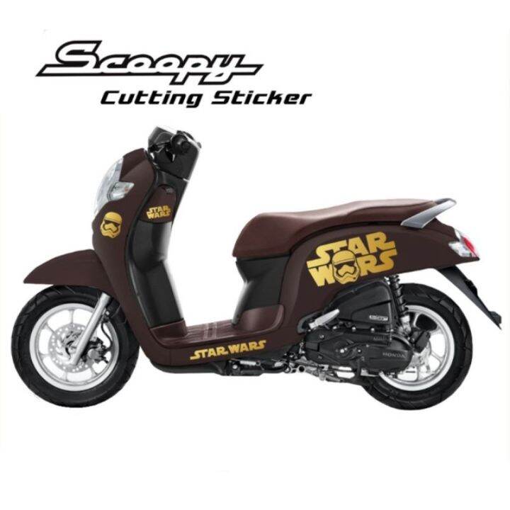 Stiker Star Wars / Stiker Scoopy / Stiker Body / Stiker Cutting Scoopy ...