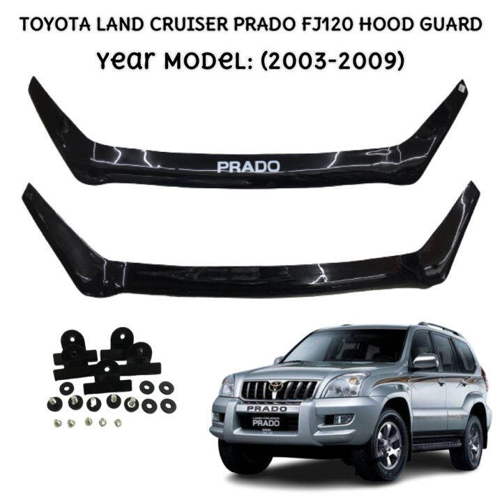 CPO ABS Bonnet Hood Guard Deflector Cover for Toyota Land Cruiser Prado ...