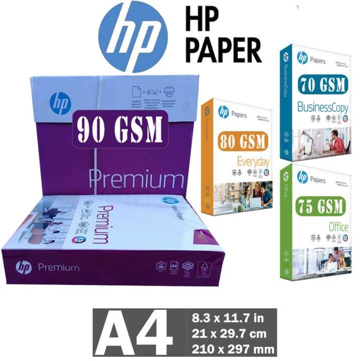 heat sell HP Premium Bond Paper A4 90gsm 80gsm 75gsm 70gsm 1 Ream 500 ...