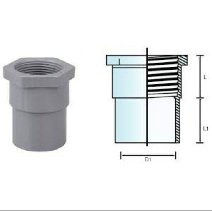 PVC FITTING PT SOCKET ( 80MM - 100MM ) | Lazada