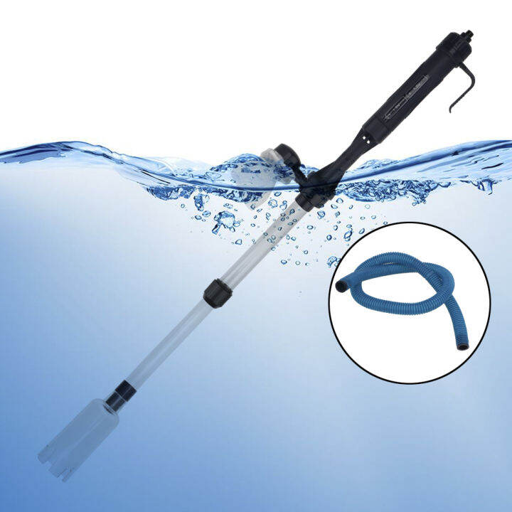 Aquarium Fish Tank Pipe Filters Tools Electric Water Change Pump Waste ...