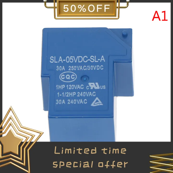 Excellent 5V 12V 24V T90 4 Pin Power Relay SLA-05VDC-SL-A SLA-12VDC-SL ...