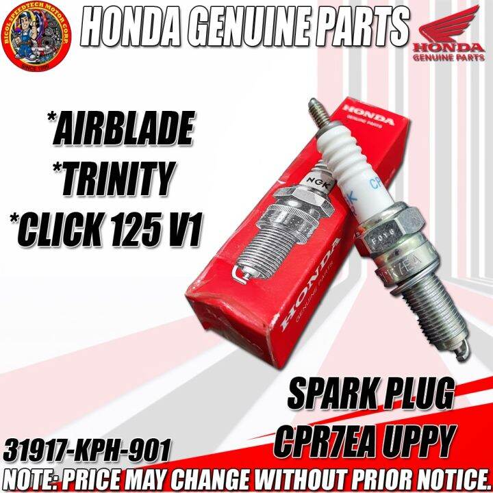 AIRBLADE/TRINITY/CLICK 125 V1 SPARK PLUG CPR7EA UPPY (HPI) (GENUINE ...