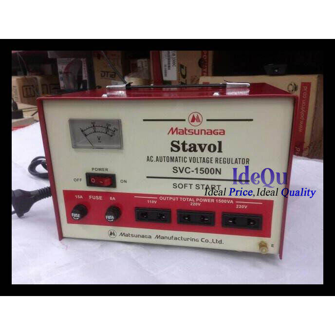 stabilizer matsunaga stavol 1500w / 1500 watt / 1500 watt | Lazada ...