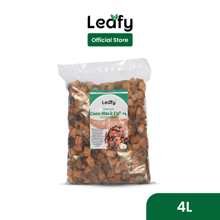 Leafy Coconut Husk Cubes Treated and Aged - Premium Soil Fertilizer for ...