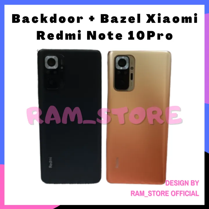 Backdoor Plus Bazel Xiaomi Redmi Note 10 Pro || Kesing Housing Tulang ...