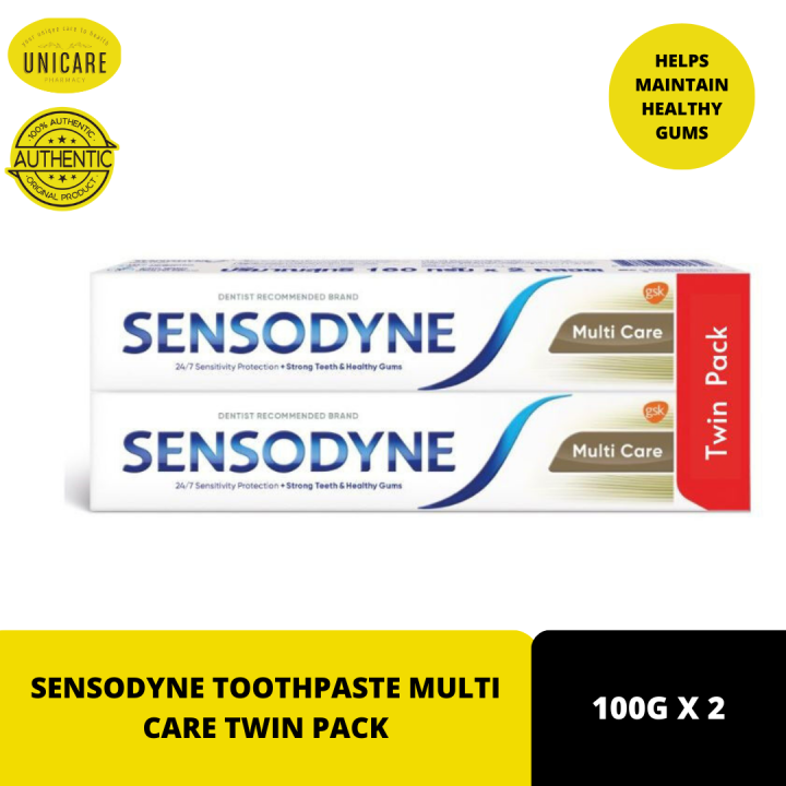SENSODYNE TOOTHPASTE MULTI CARE TWIN PACK (100G X 2) | Lazada
