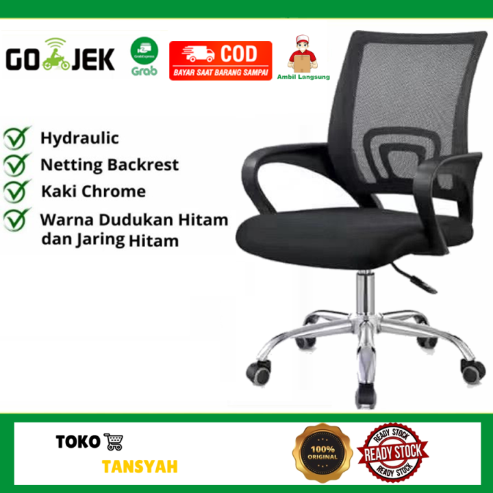 Kursi Kantor Jaring / Kursi Staff Jaring / Kursi Jaring Multifungsi ...