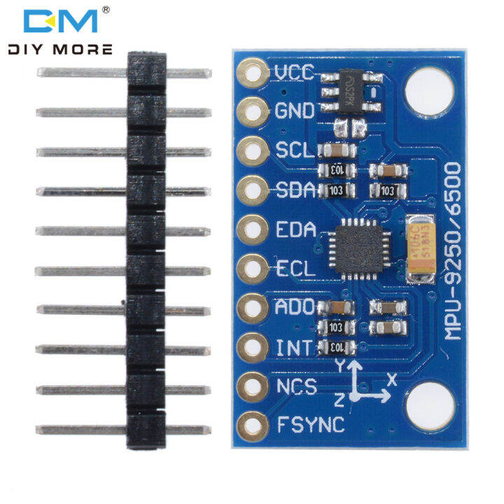 diymore I2C IIC SPI MPU9250 Sensor Module MPU 9250 MPU-9250 Precision Integrated 9-Axis Attitude ...