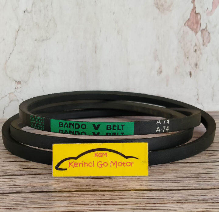 BANDO VAN BELT A-74 V BELT TALI KIPAS A74 FAN BELT VANBELT POLOS A-74 | Lazada Indonesia