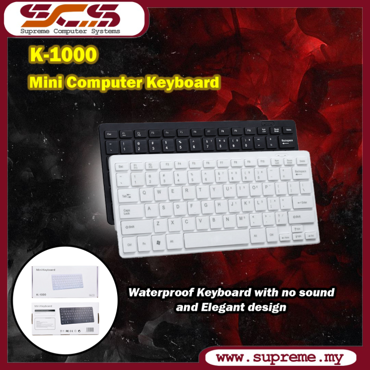 K1000 Mini Keyboard For Computer/Laptop | Lazada