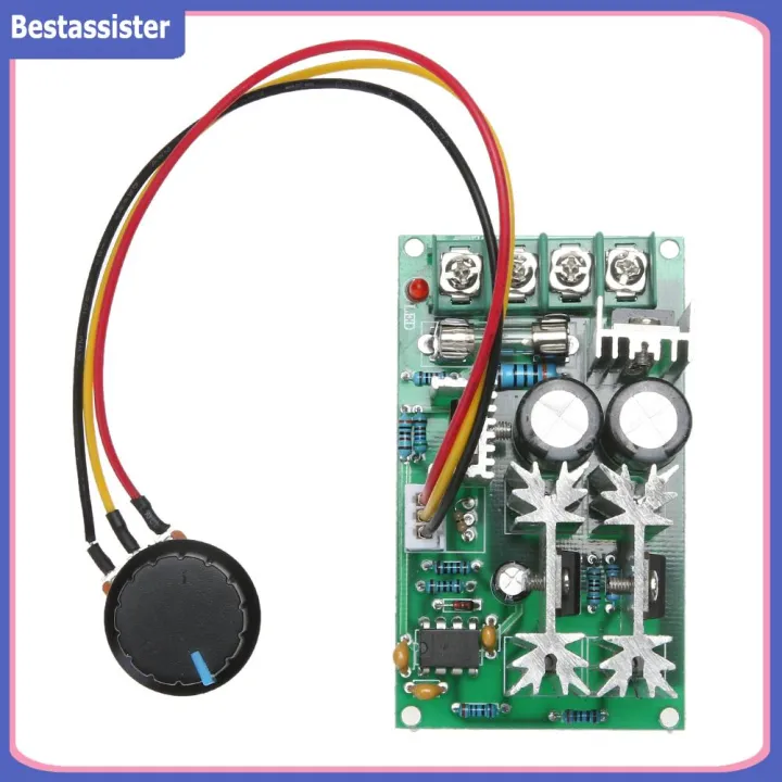 12V/24V/36V/48V/60V 1200W 20A PWM FAN Controller DC Motor Speed Control ...