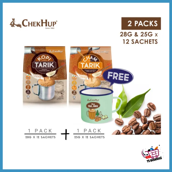 Chek Hup Tarik Series - Kopi 28g x 12's / Cham 25g x 12's/ Chek Hup ...