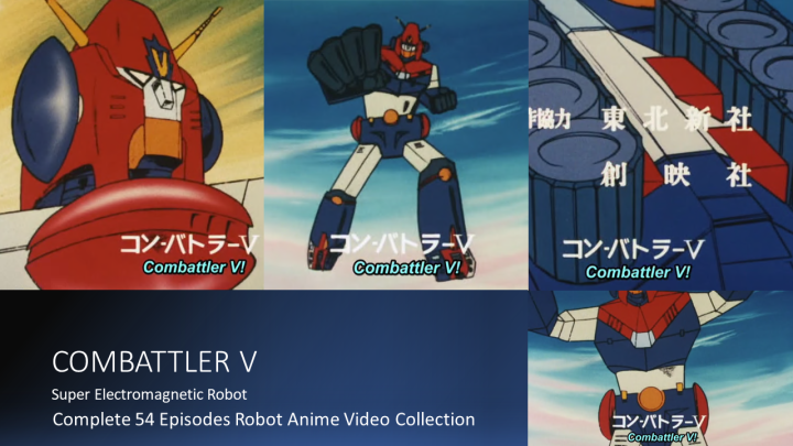Combattler V Super Electronic Robot Anime Complete 54 Episodes Video ...