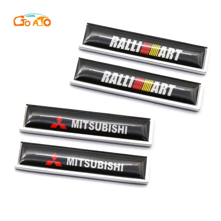 （bochang） RALLIART 3D Metal Side Body Emblem Sticker Car Styling For ...
