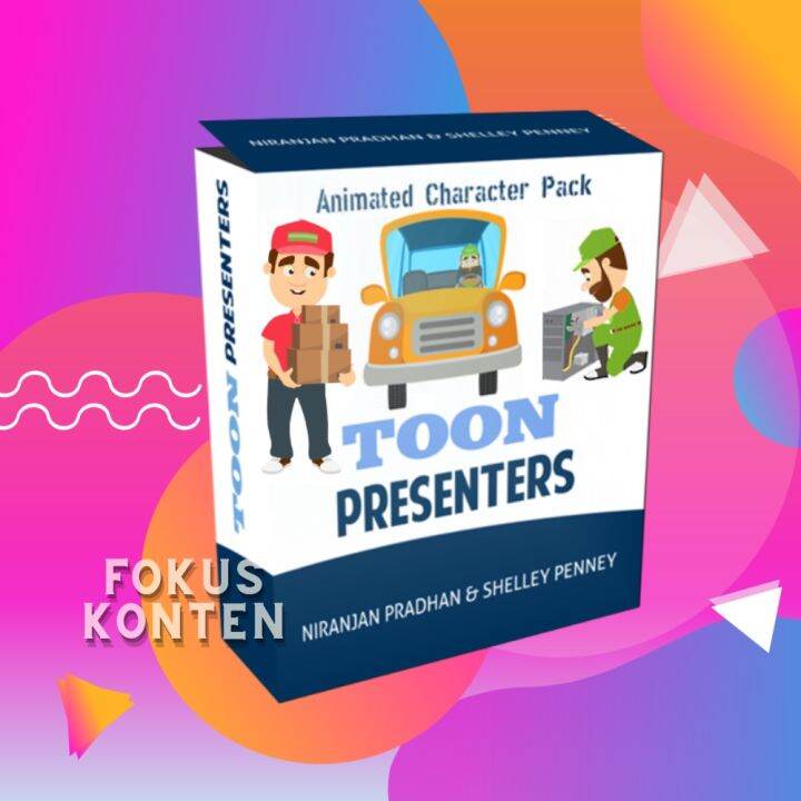Toon Presenters - PPT Template | Lazada Indonesia