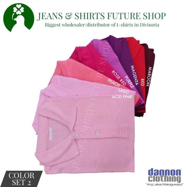 ♒Dannon Clothing Men's Premium Polo Shirts Color Set 2 | Lazada PH