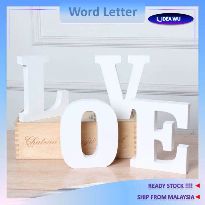 Waterproof Alphabet ABC Letter Box Huruf Hiasan Dinding Huruf ABC Home ...