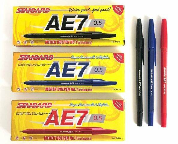 Pulpen Standard AE7 Varian Tinta | Lazada Indonesia