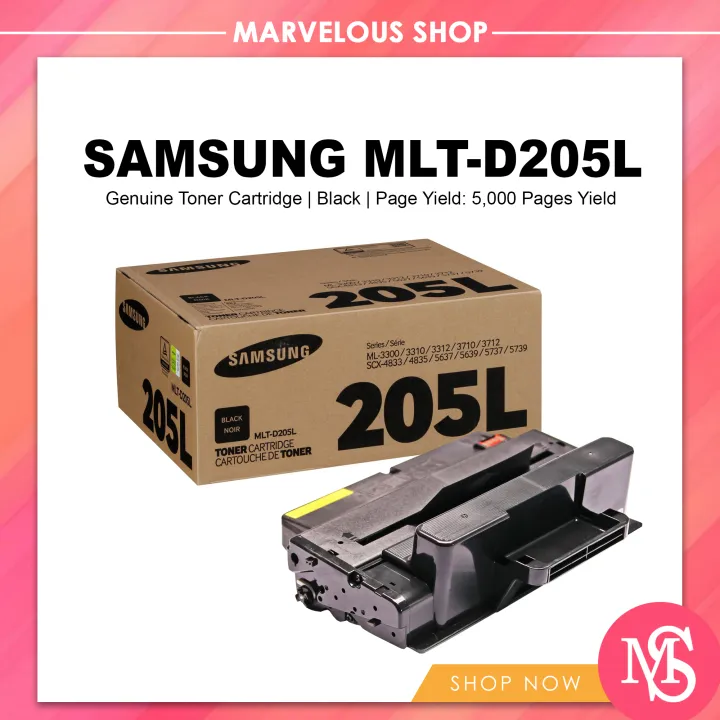 Samsung MLT-205L High Capacity Black Toner Cartridge MLT 205L | Lazada PH