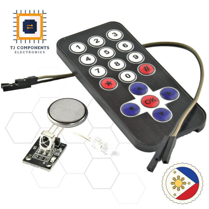 Infrared Remote Control Module Transmitter Receiver Kit - wArduino PIC Raspberry - Pi | Lazada PH