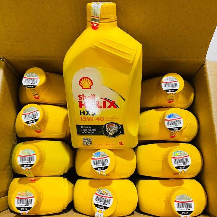 1 DUS SHELL HELIX HX 5 1LITER OLI PELUMAS MESIN SHELL HELIX HX5 API SN ...