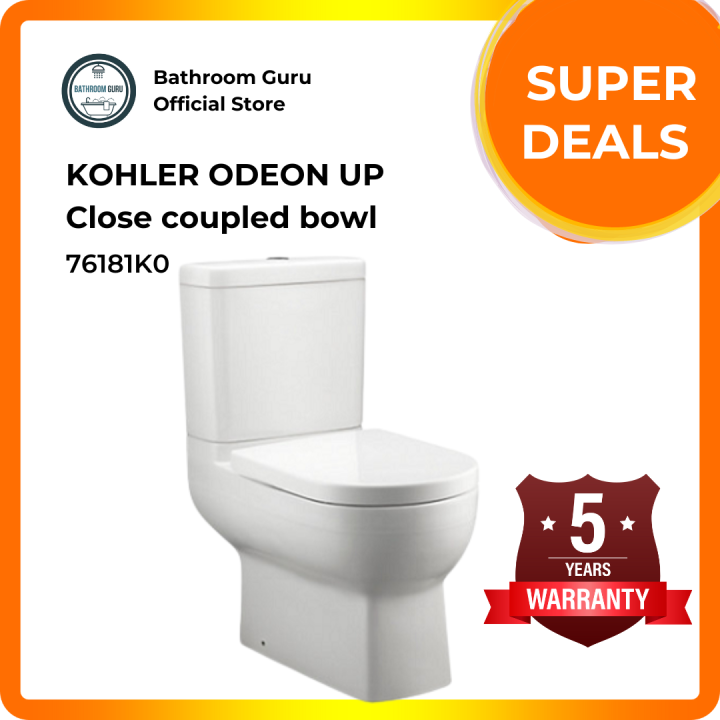 KOHLER ODEON UP Close coupled toilet bowl -76181K0 | Lazada Singapore