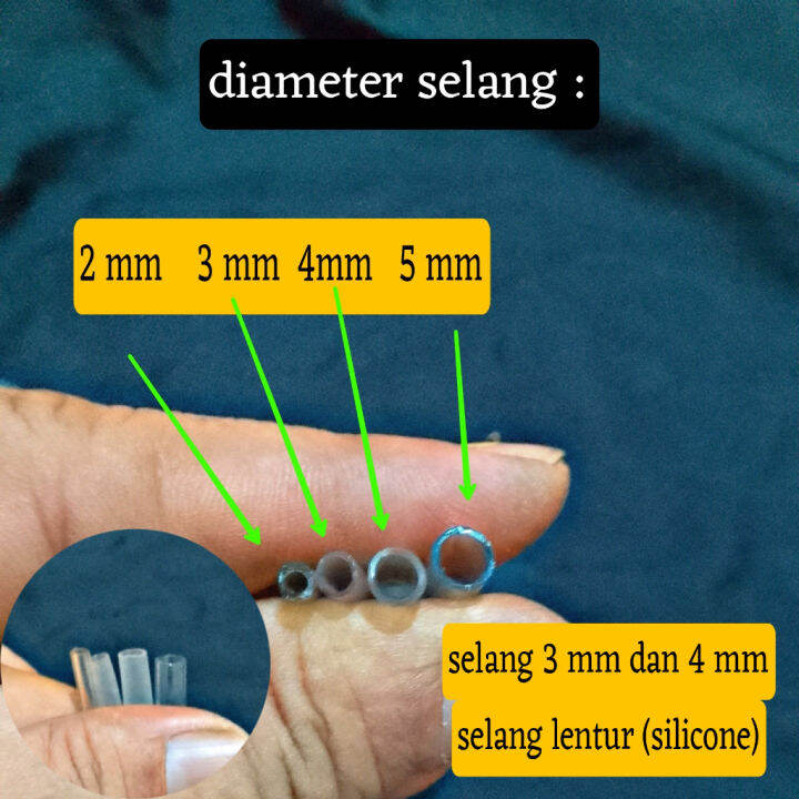 Selang Bening dan Silicone Silikon untuk Suntikan Parfum Atau Injek ...
