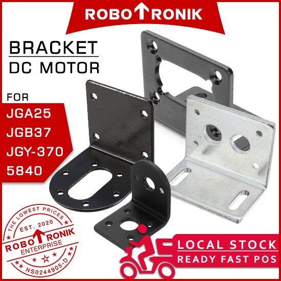 DC Motor Mounting Bracket (Worm Gear 5840 / JGA25 370 / JGB37 555 ...