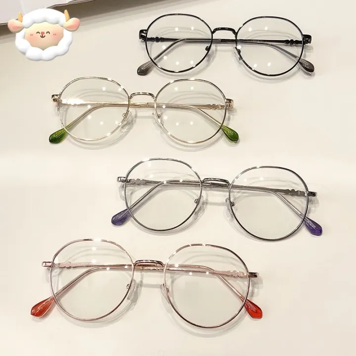 52 eyeglass Anti Radiation Eyeglasses RoundFrame Eyeglasses Women/men H ...