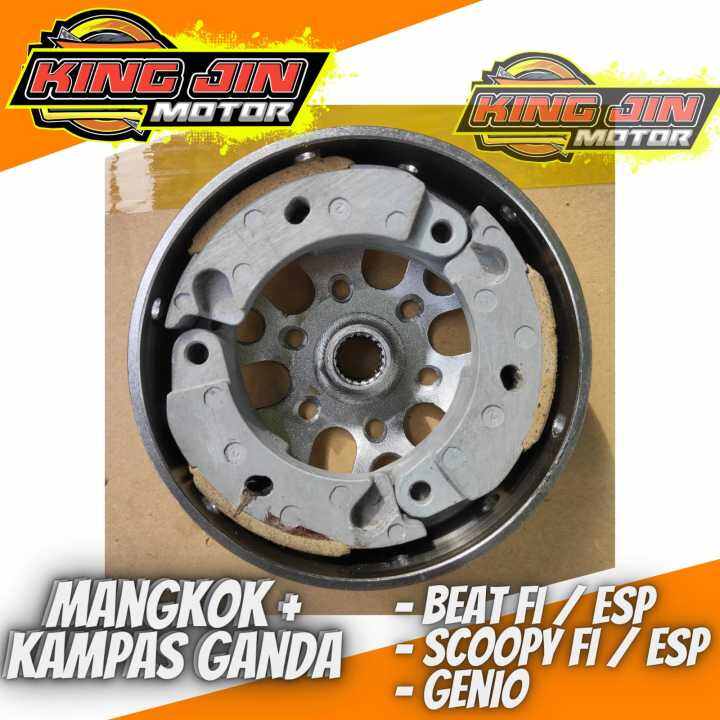 mangkok ganda set kamps ganda Scoopy fi - Mangkok ganda + Kampas Ganda ...