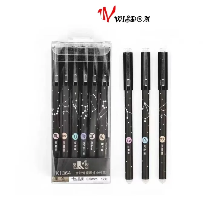WISDOM K1364 ERASABLE GEL PEN school supplies stationery | Lazada PH