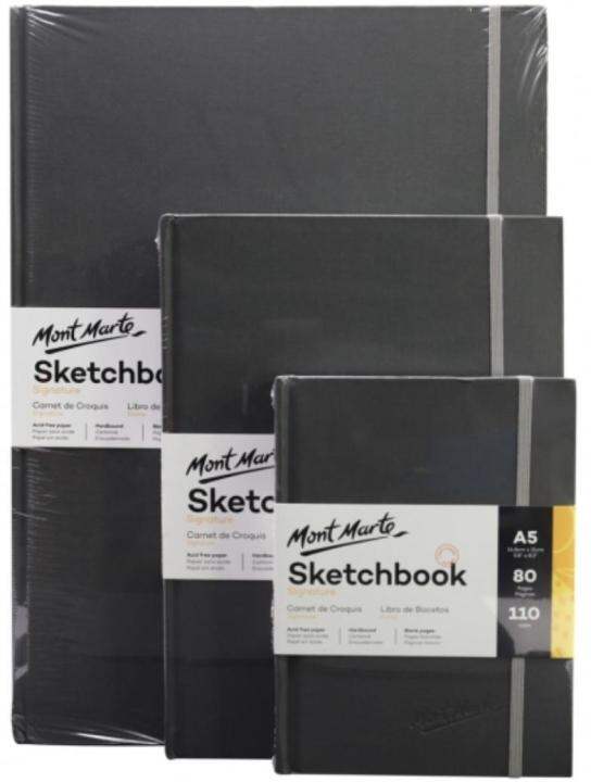 Mont Marte Signature Hardbound Sketch Book 110gsm | Lazada PH