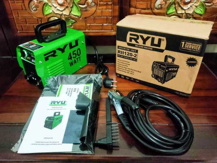 MESIN LAS RYU 450 WATT RYU INVERTER/MESIN LAS RYU 120A 120-2 450WATT ...