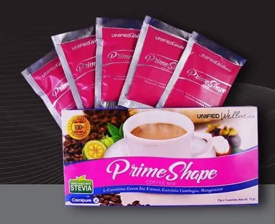 Prime Shape Coffee Mix (slimming coffee) 5sachets, sweetened with ...