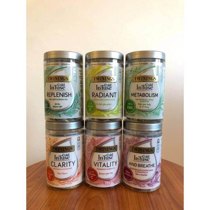 rtpd60 NEW RELEASE Twinings Cold Infuse Wellness Tea (12 Tea bags per ...