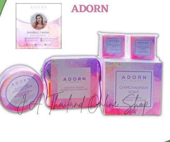 Adorn Blueberry Scrub Chimchaghan Soap and Adorn Rejuvenating Set ...