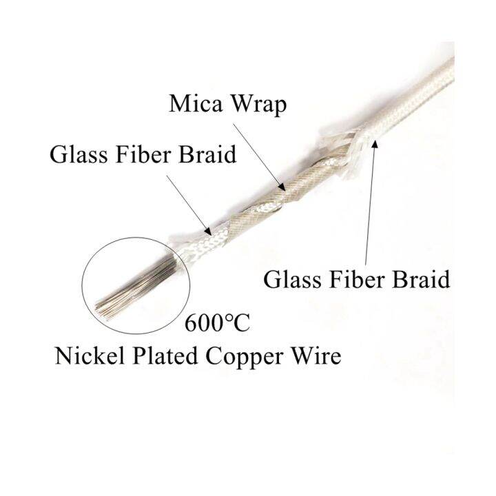 14AWG 2mm Mica Wire High Temperature Heat Resistant Bare Copper Cable ...