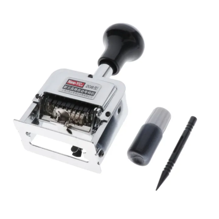 Dolity Coder - 8 Digit Automatic Numbering Machine - Metal Date Stamp -208 | Lazada PH