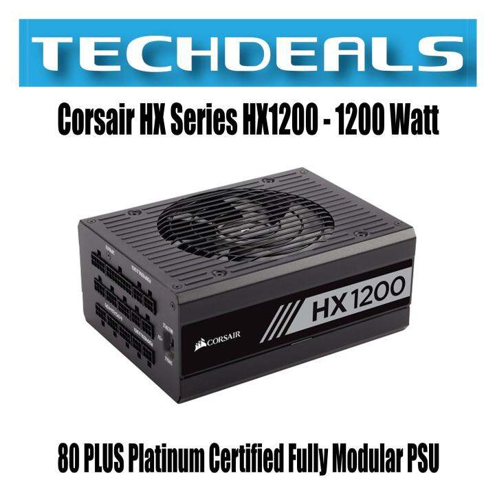 Corsair HX Series HX1200 - 1200 Watt 80 PLUS Platinum Certified Fully ...