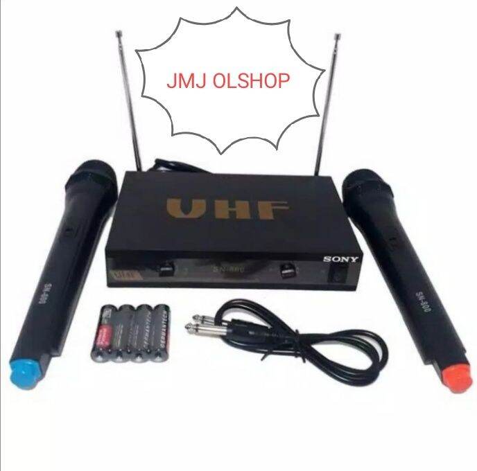 Mic wireless SONY SN-800 Double wireless UHF | Lazada Indonesia