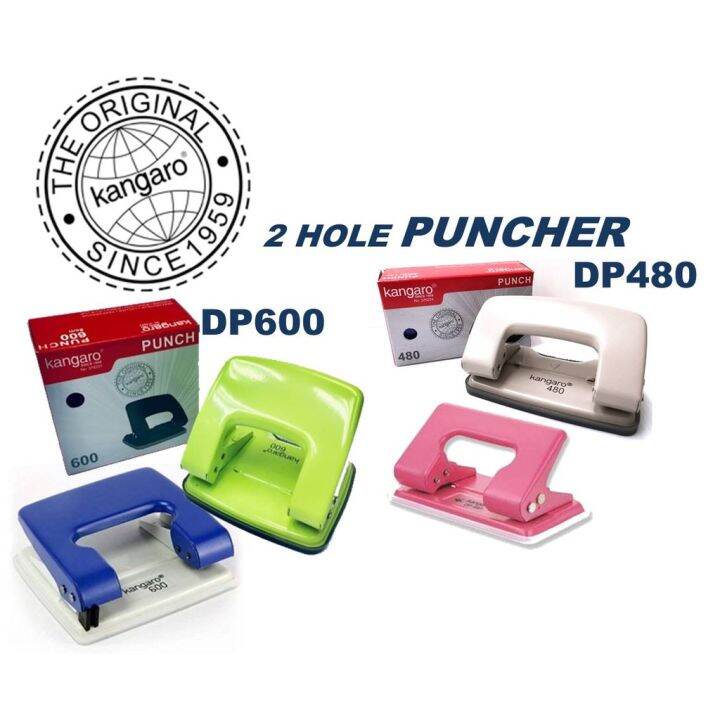Kangaro Two Hole Paper Punch DP600 2 Hole Puncher 480 Paper Puncher ...