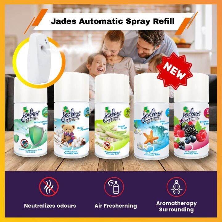 100% Original Jades Automatic Spray Refill 300ML New Flavor Ready Stock ...