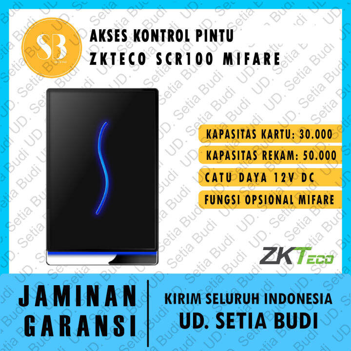 ZKTECO SCR100 Akses Kontrol Pintu RFID SCR 100 | Lazada Indonesia